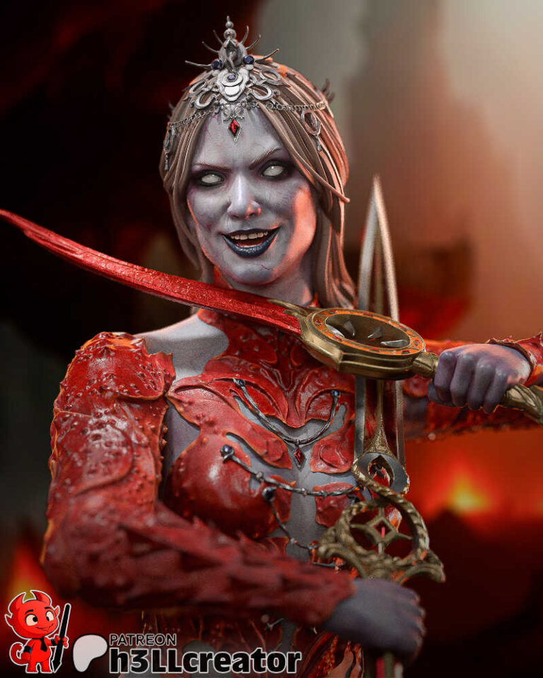 Orin Red 3D Model Figure H3llCreator - Specter3D