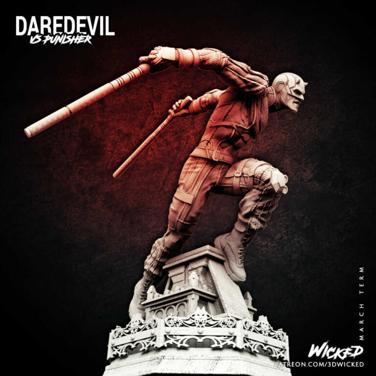 Daredevil 3D Model Figure Wicked - Specter3D