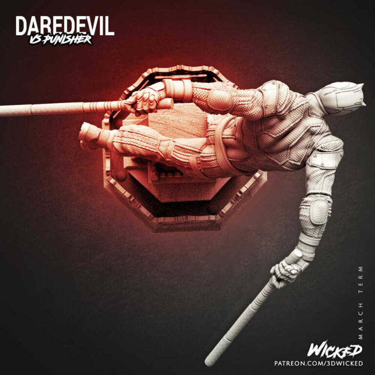 Daredevil 3D Model Figure Wicked - Specter3D