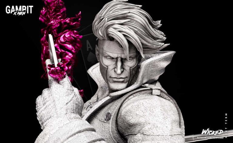 Gambit 3D Model Figure Wicked - Specter3D