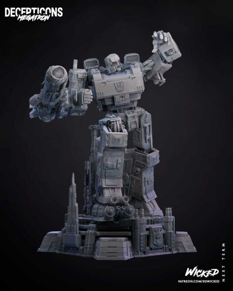 Megatron 3D Model Figure Wicked - Specter3D