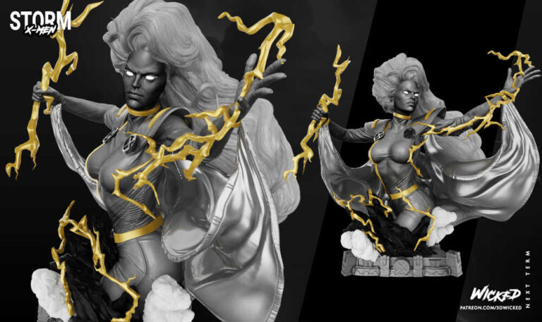 Storm 3D Model Bust Wicked - Specter3D