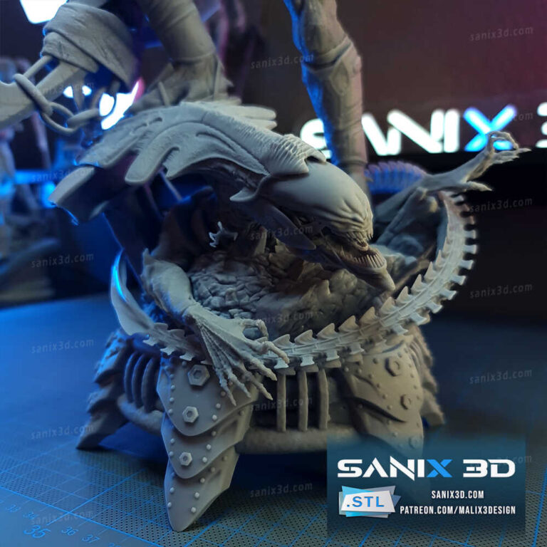 Predator Vs Alien Diorama 3D Model Figure Sanix 3D - Specter3D