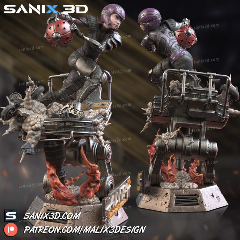 Alita 3D Model Figure Sanix 3D - Specter3D