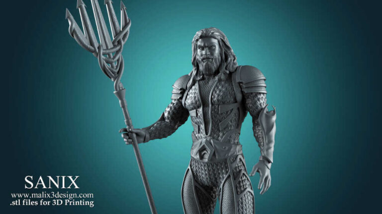 Aquaman (Justice League) 3D Model Figure Sanix 3D - Specter3D