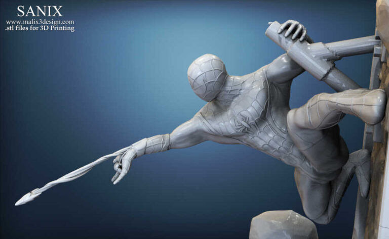 Avengers Diorama 3D Model Figure Sanix 3D - Specter3D