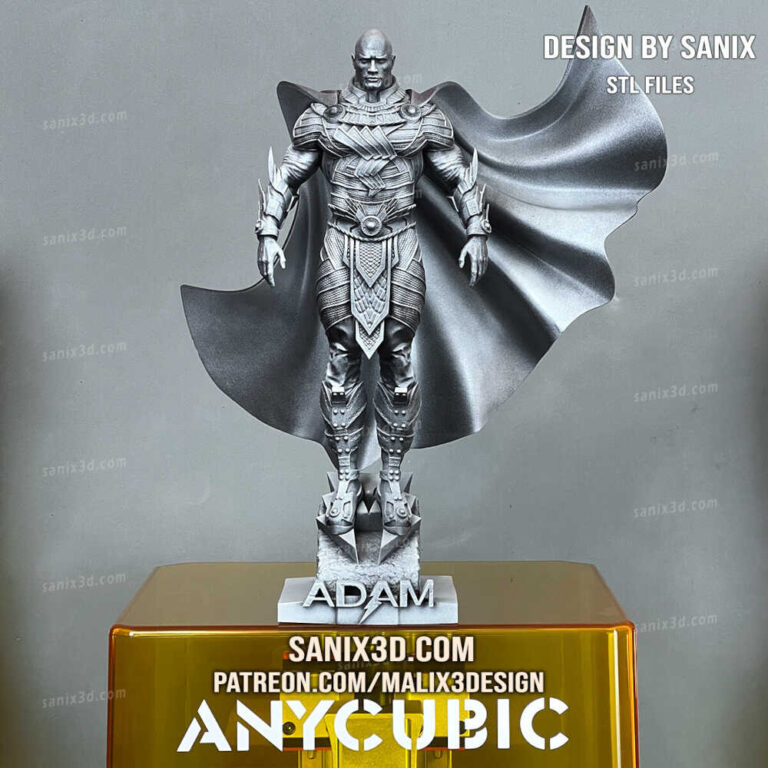 Black Adam 3D Model Figure Sanix 3D - Specter3D