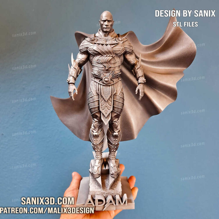 Black Adam 3D Model Figure Sanix 3D - Specter3D