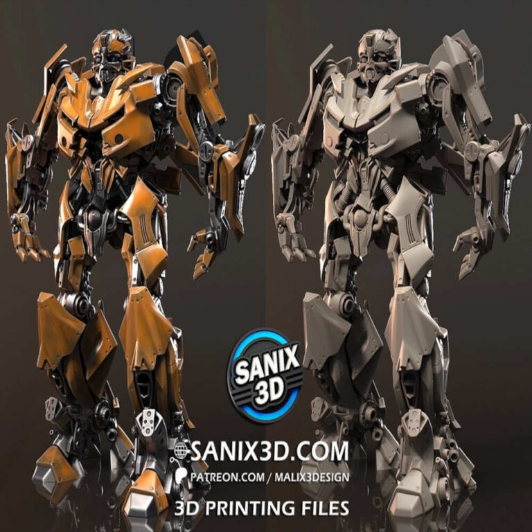 Bumblebee 3D Model Figure Sanix 3D - Specter3D