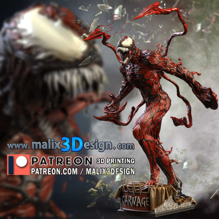 Carnage 3D Model Figure Sanix 3D - Specter3D