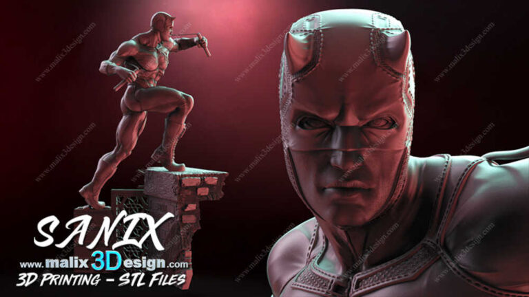 Daredevil 3D Model Figure Sanix 3D - Specter3D