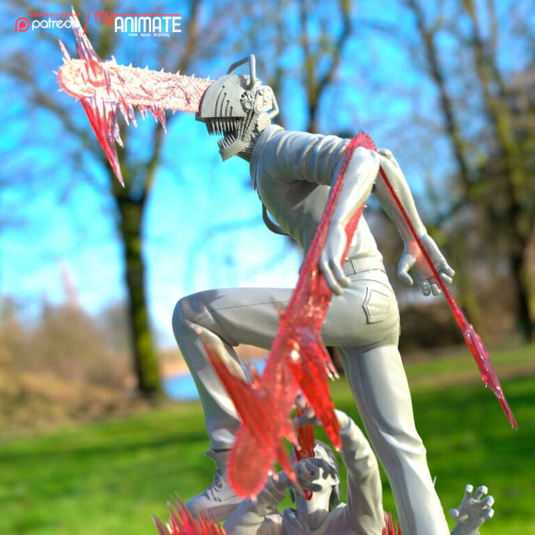 Denji 3D Model Figure myAnimate - Specter3D