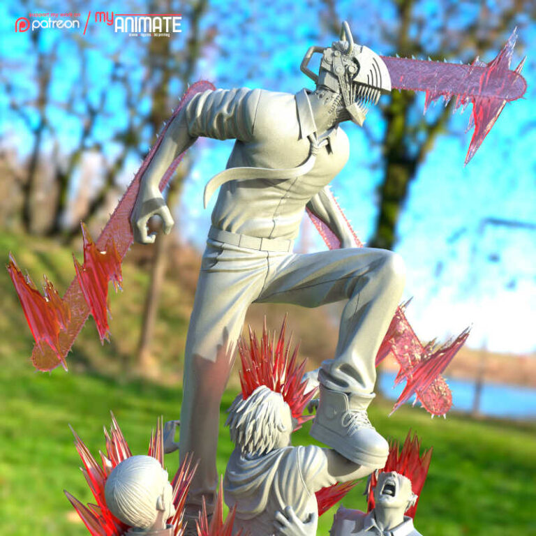 Denji 3D Model Figure myAnimate - Specter3D