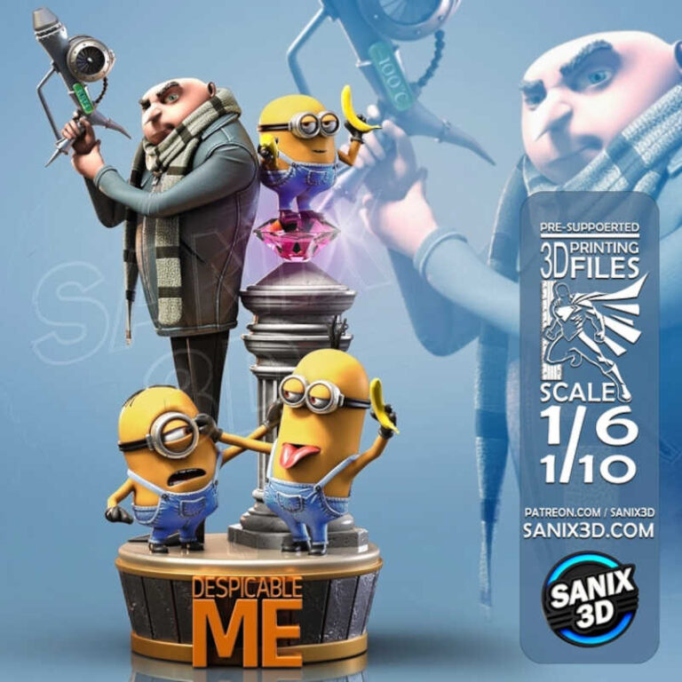 Despicable Me Diorama 3D Model Sanix 3D - Specter3D