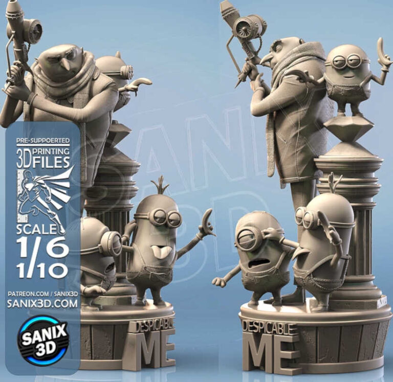 Despicable Me Diorama 3D Model Sanix 3D - Specter3D