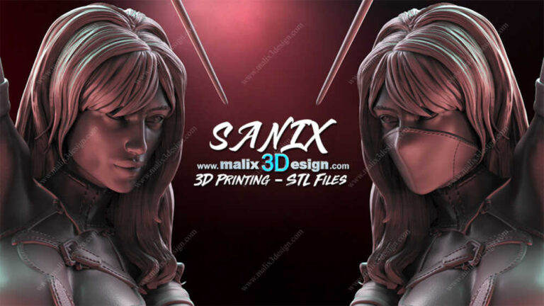 Elektra 3D Model Figure Sanix 3D - Specter3D