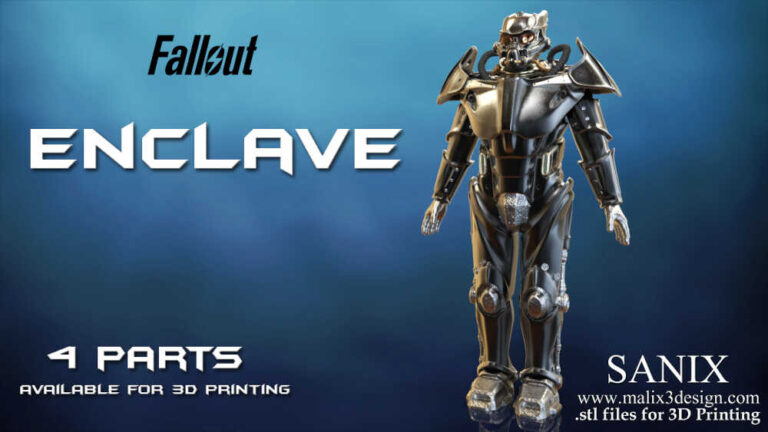 Enclave 3D Model Figure Sanix 3D - Specter3D