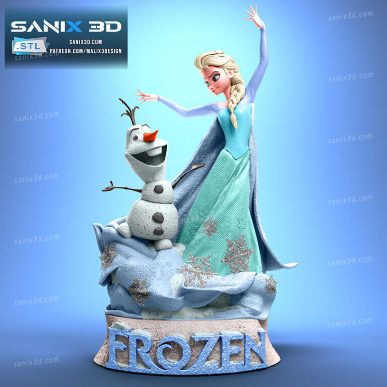 Frozen Diorama 3D Model Sanix 3D - Specter3D