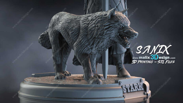 House Stark 3D Model Figure Sanix 3D - Specter3D