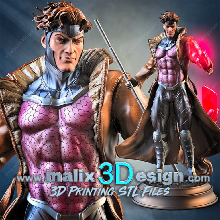 Gambit 3D Model Figure Sanix 3D - Specter3D