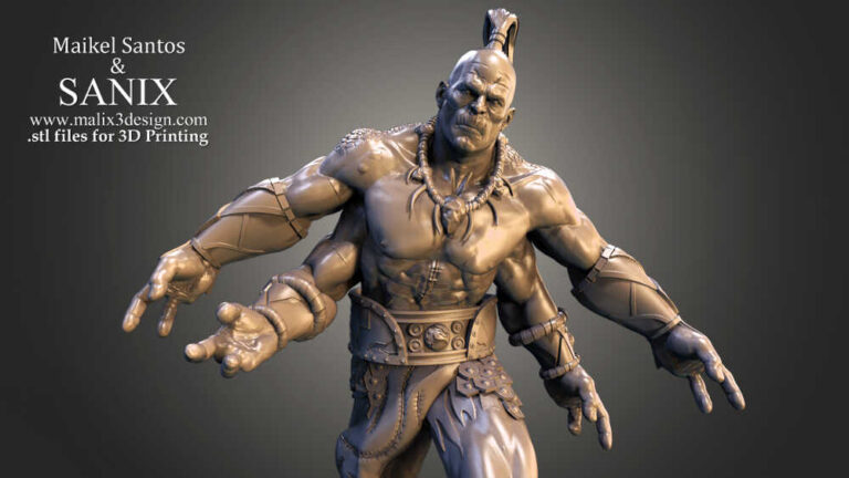 Goro 3D Model Figure Sanix 3D - Specter3D