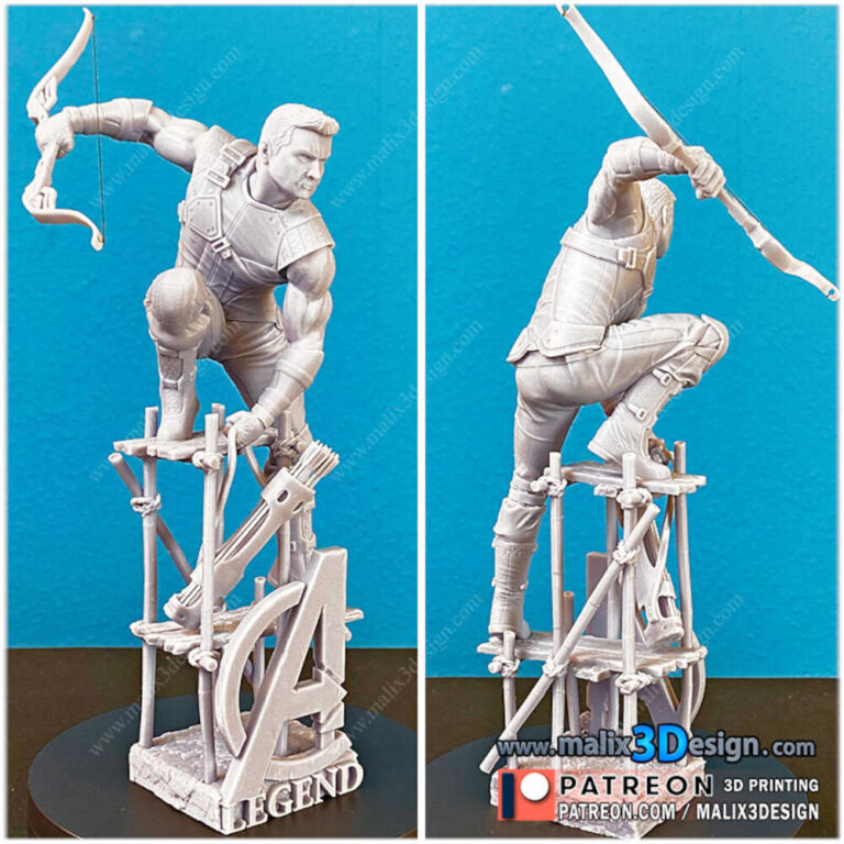 Hawkeye 3D Model Figure Sanix 3D - Specter3D