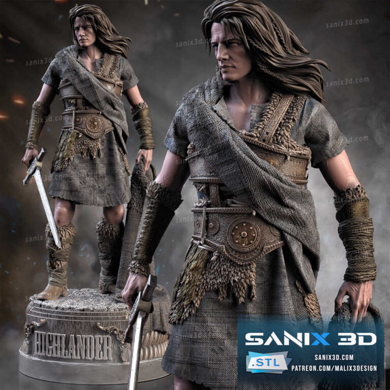 Highlander 3D Model Figure Sanix 3D - Specter3D