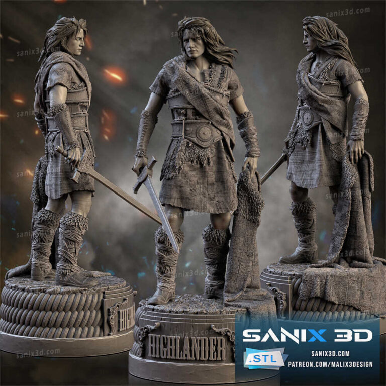 Highlander 3D Model Figure Sanix 3D - Specter3D