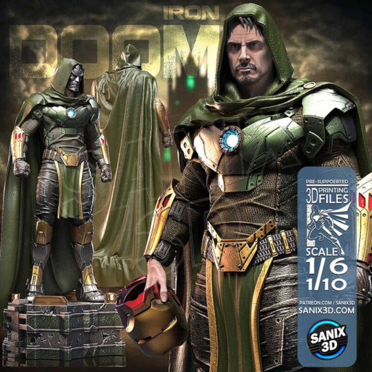 Iron Doom 3D Model Figure Sanix 3D - Specter3D