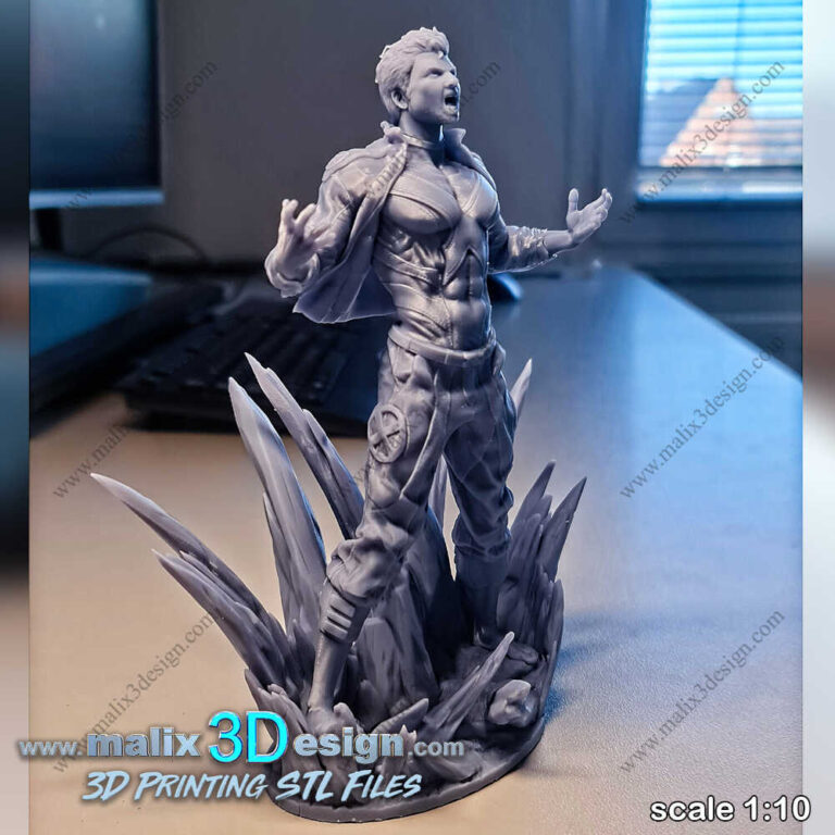 Iceman 3D Model Figure Sanix 3D - Specter3D