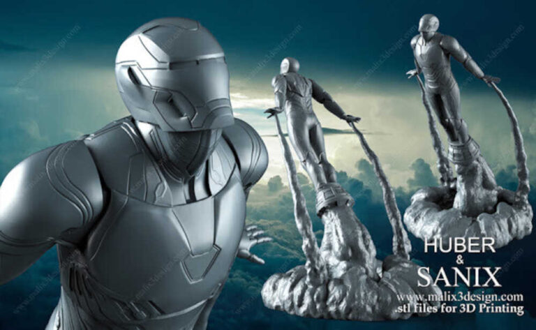 Iron Man (Mark 50) 3D Model Figure Sanix 3D - Specter3D