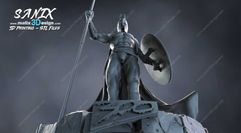 Leonidas 3D Model Figure Sanix 3D - Specter3D