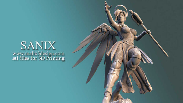 Mercy 3D Model Figure Sanix 3D - Specter3D