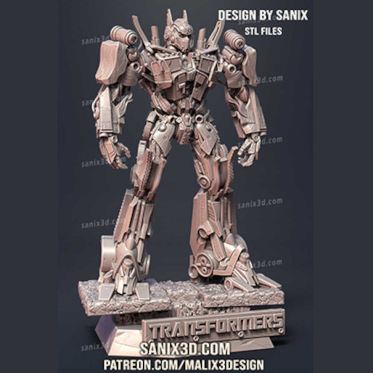 Optimus Prime 3D Model Figure Sanix 3D - Specter3D