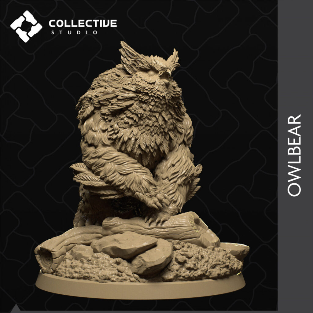 Owlbear 3D Miniature Collective Studio - Specter3D