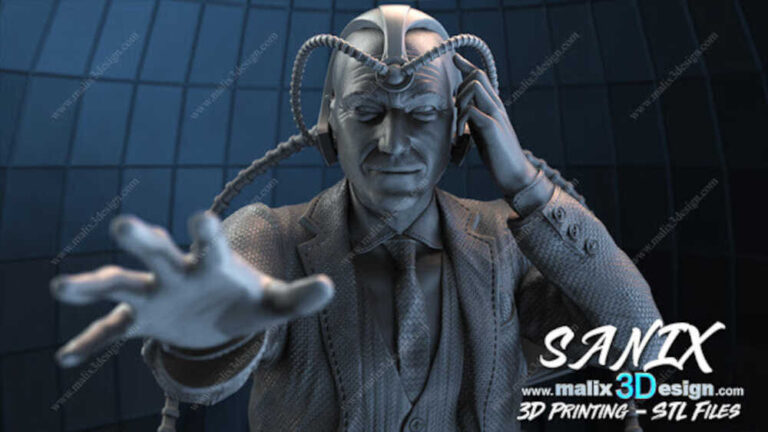 Professor X 3D Model Figure Sanix 3D - Specter3D