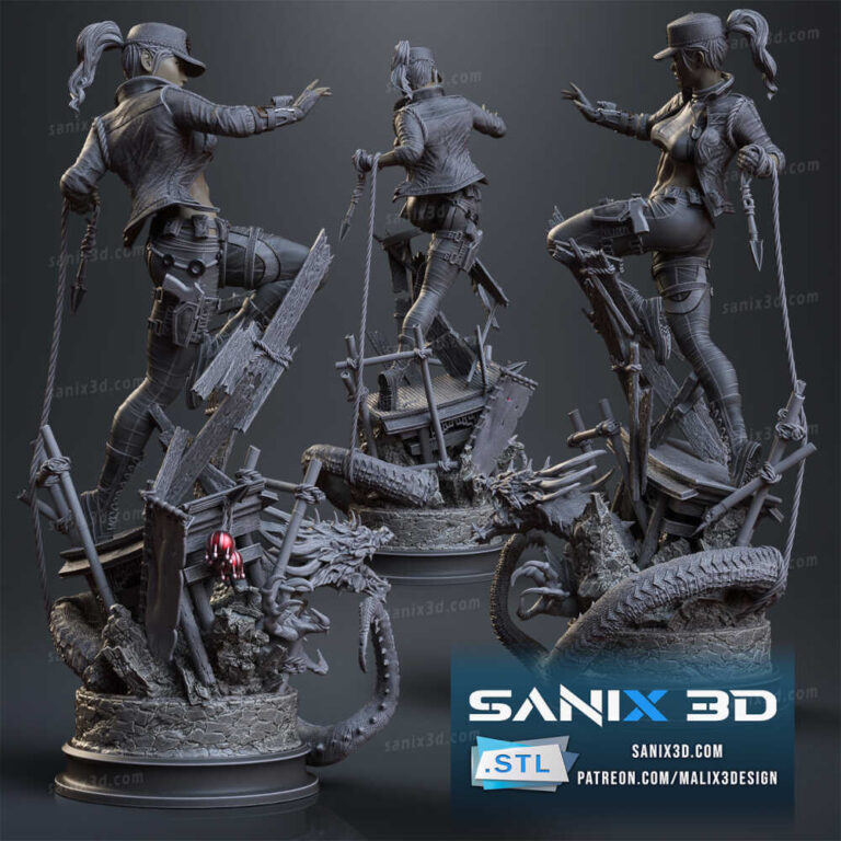 Sonya Blade 3D Model Figure Sanix 3D - Specter3D