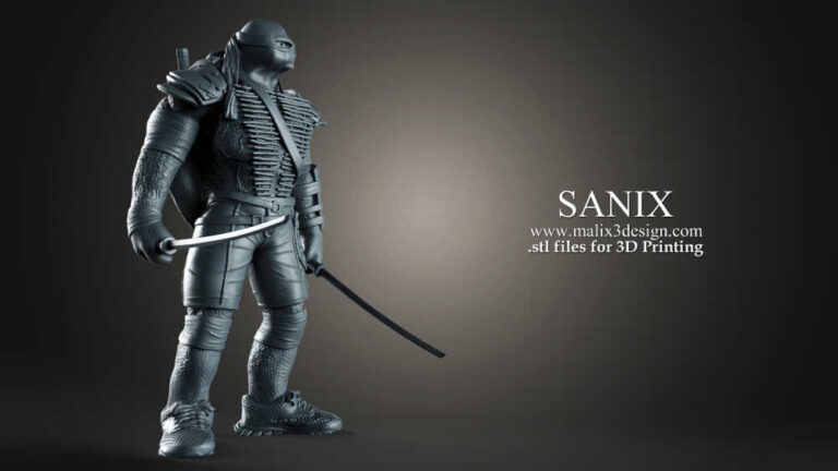 Leonardo 3D Model Figure Sanix 3D - Specter3D