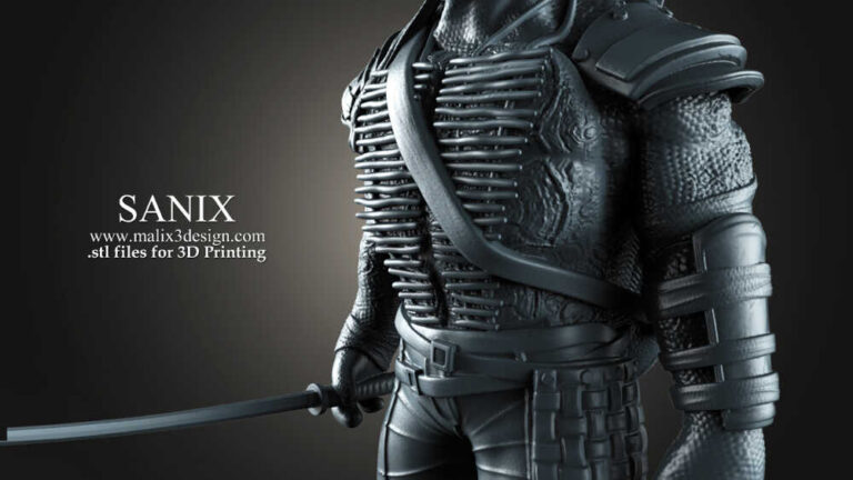 Leonardo 3D Model Figure Sanix 3D - Specter3D