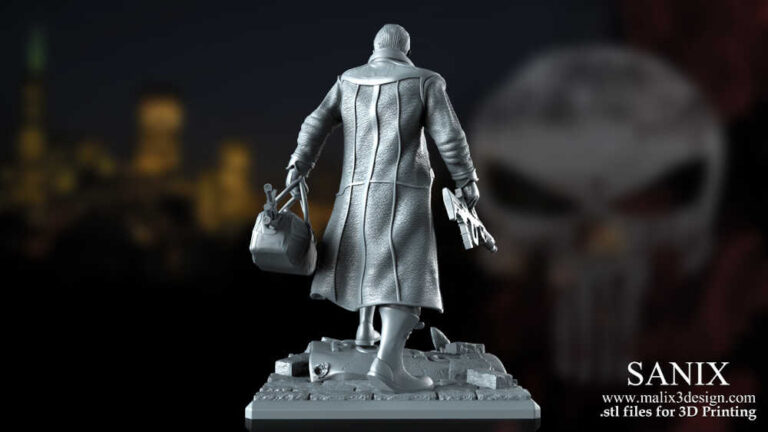 The Punisher 3D Model Figure Sanix 3D - Specter3D