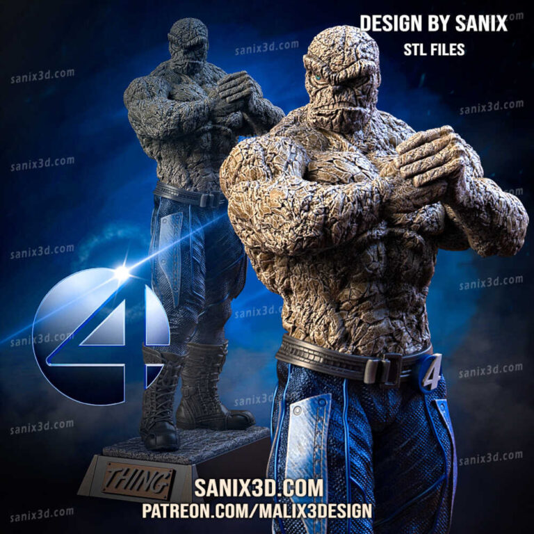The Thing 3D Model Figure Sanix 3D - Specter3D