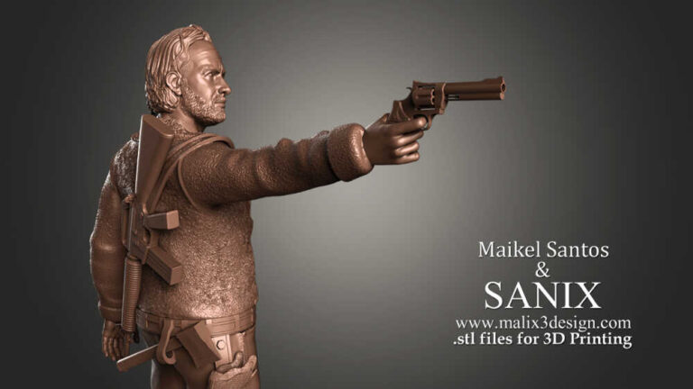 Rick 3D Model Figure Sanix 3D - Specter3D