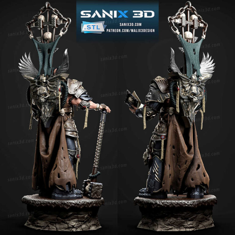 Inquisitor 3D Model Figure Sanix 3D - Specter3D