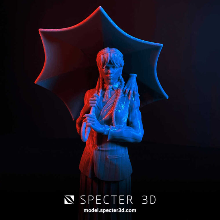 Wednesday 3D Model Figure Sanix 3D - Specter3D