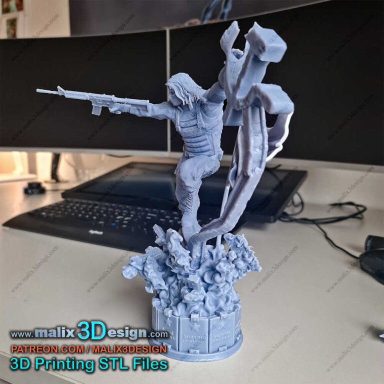 Winter Soldier 3D Model Figure Sanix 3D - Specter3D