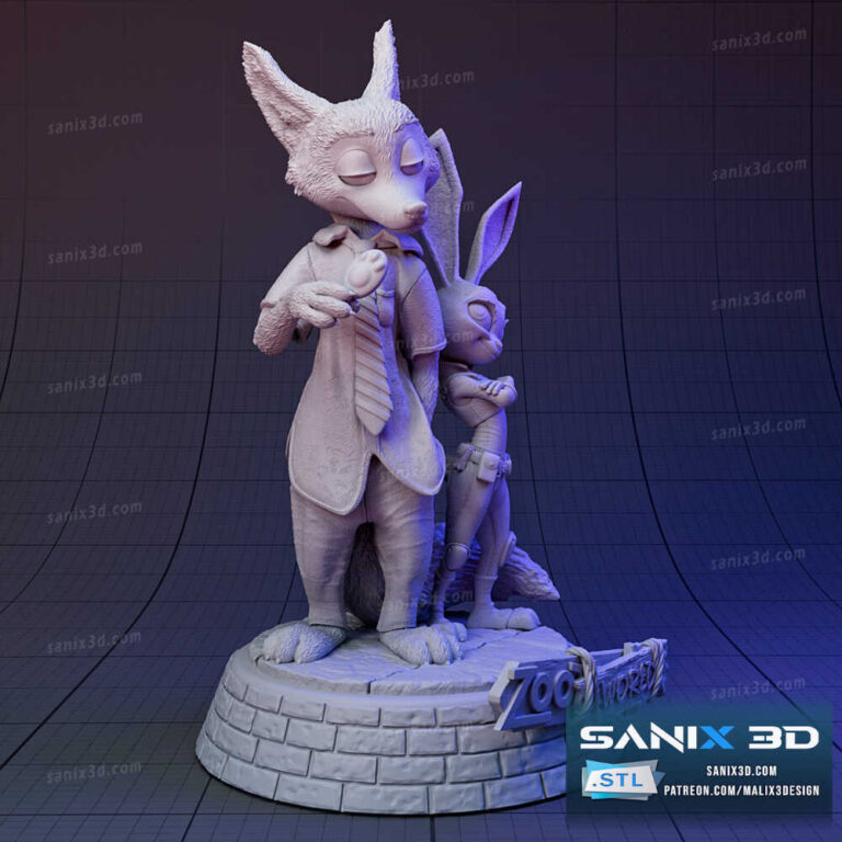 Zootopia Diorama 3D Model Sanix 3D - Specter3D