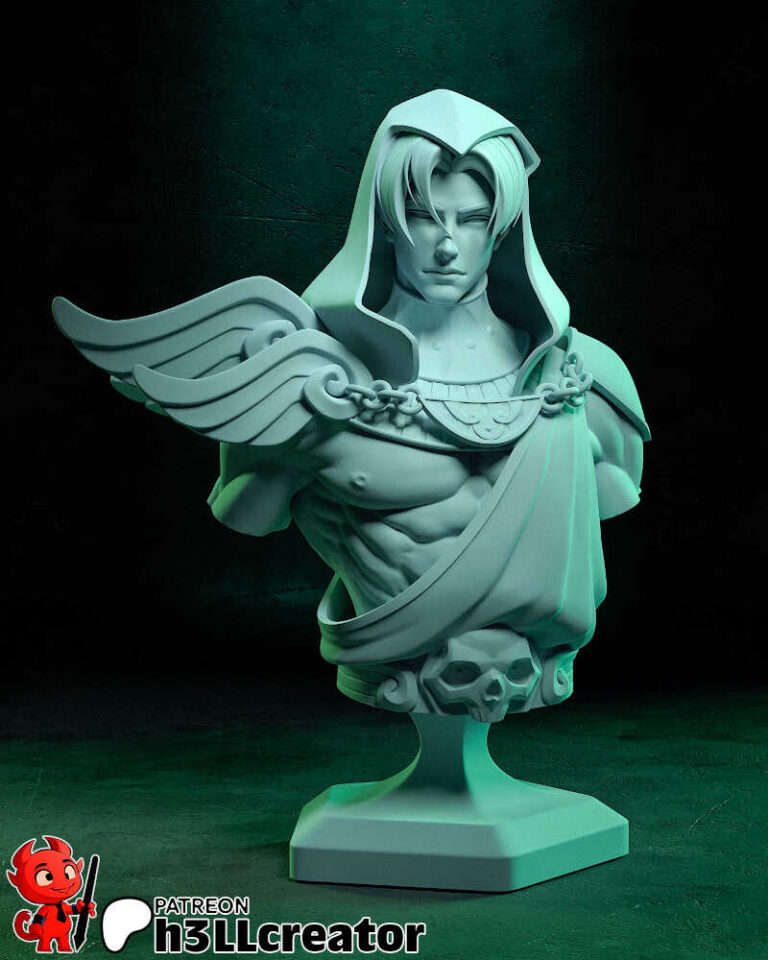 Thanatos 3D Model Bust H3llCreator - Specter3D