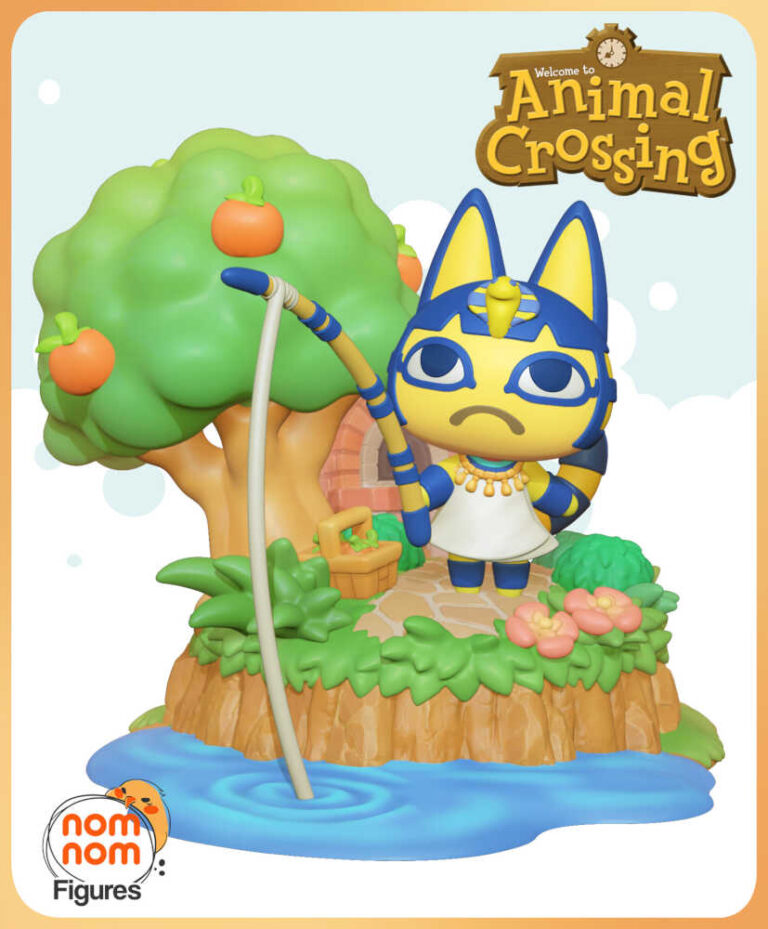 Ankha Chibi 3D Model Figure NomNom - Specter3D