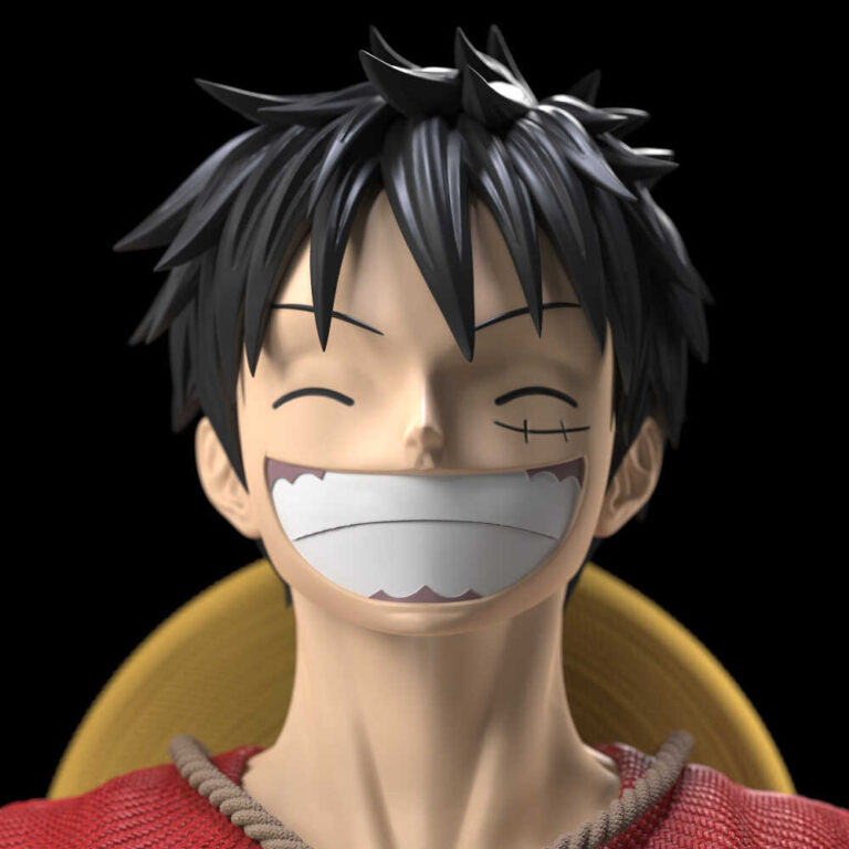 Luffy 3D Model Bust myAnimate - Specter3D