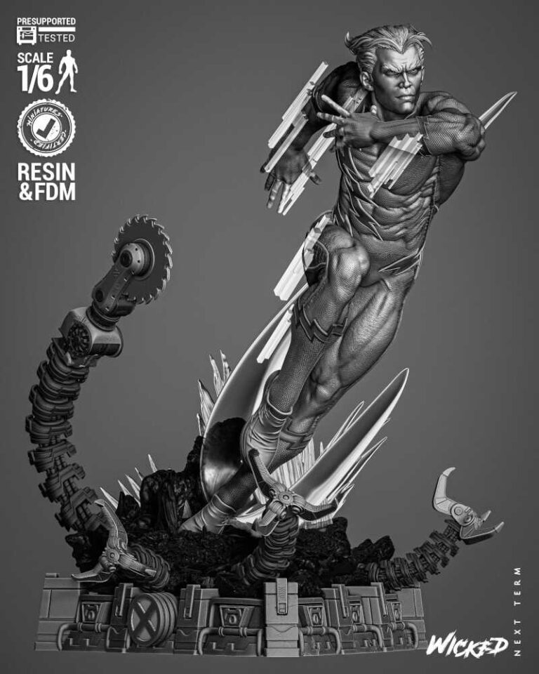 Quicksilver 3D Model Figure Wicked - Specter3D